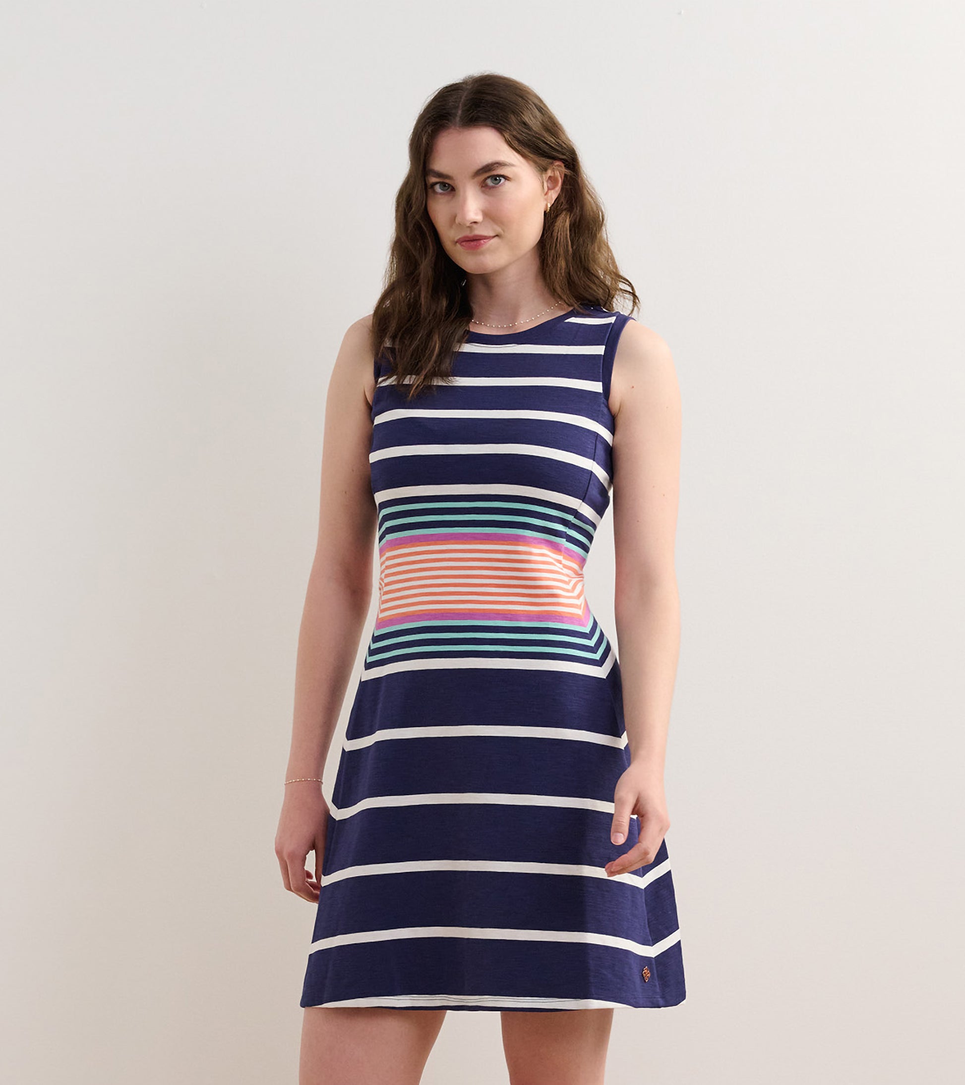 Sarah Dress in Sunset Stripes - FINAL SALE