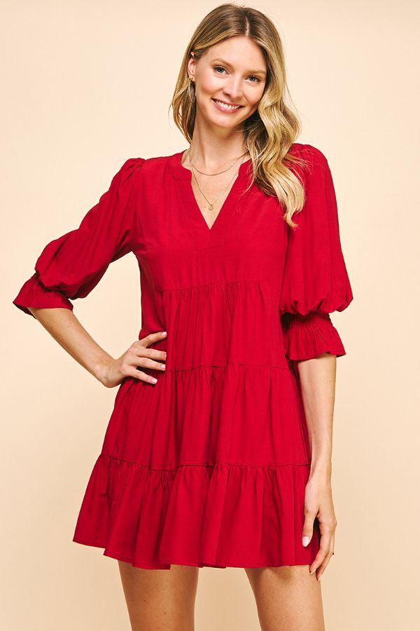 Tiered Mini Dress - FINAL SALE